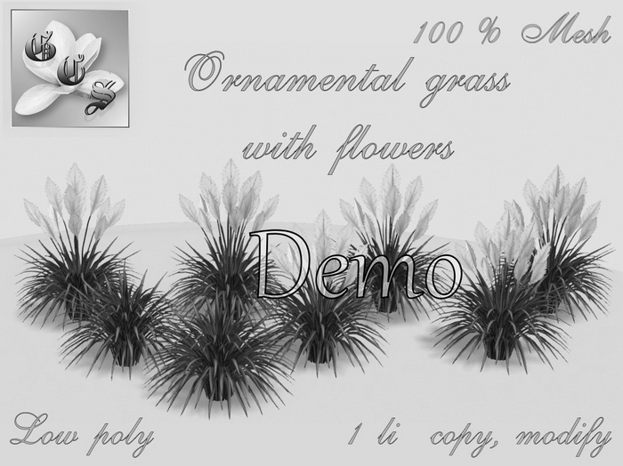 Second Life Marketplace - Demo box_Ornamental grass with flowers_001-005